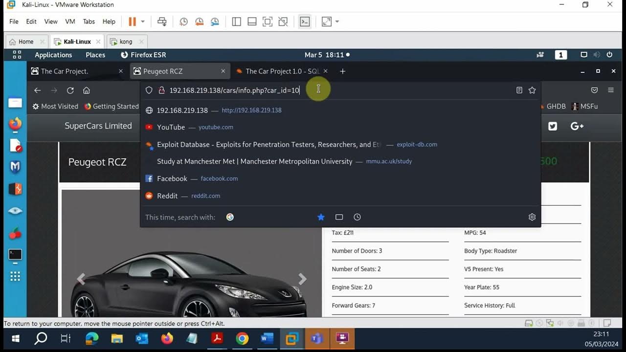 Exploiting Sql Injection Vulnerability Using Sqlmap Youtube