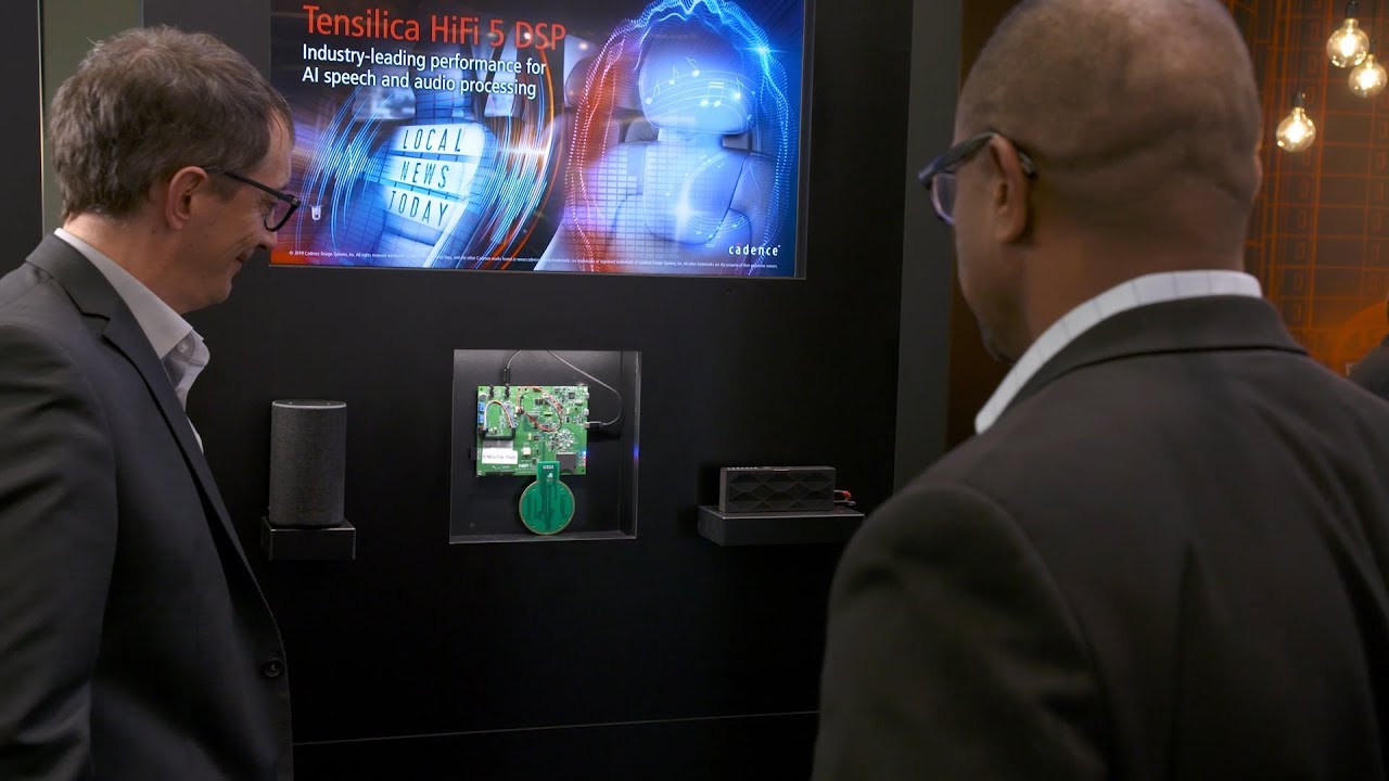 Digital home assistant speech recognition powered by Tensilica HiFi DSP ...