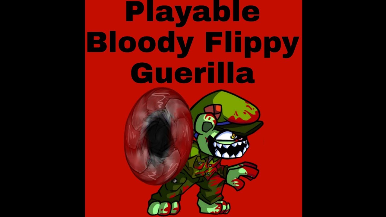 Friday Night Funkin' - Playable Bloody Flippy Guerilla - Flipped Out ...