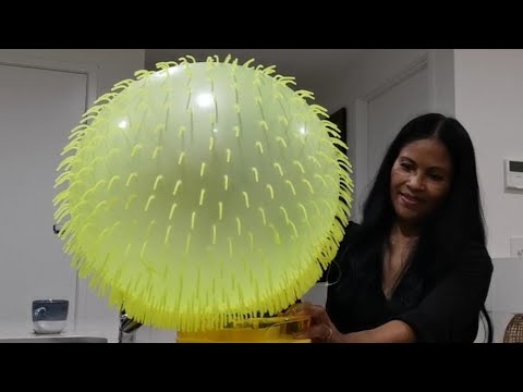 Green Puffer Ball 🎈 My First Time Ever!! - YouTube