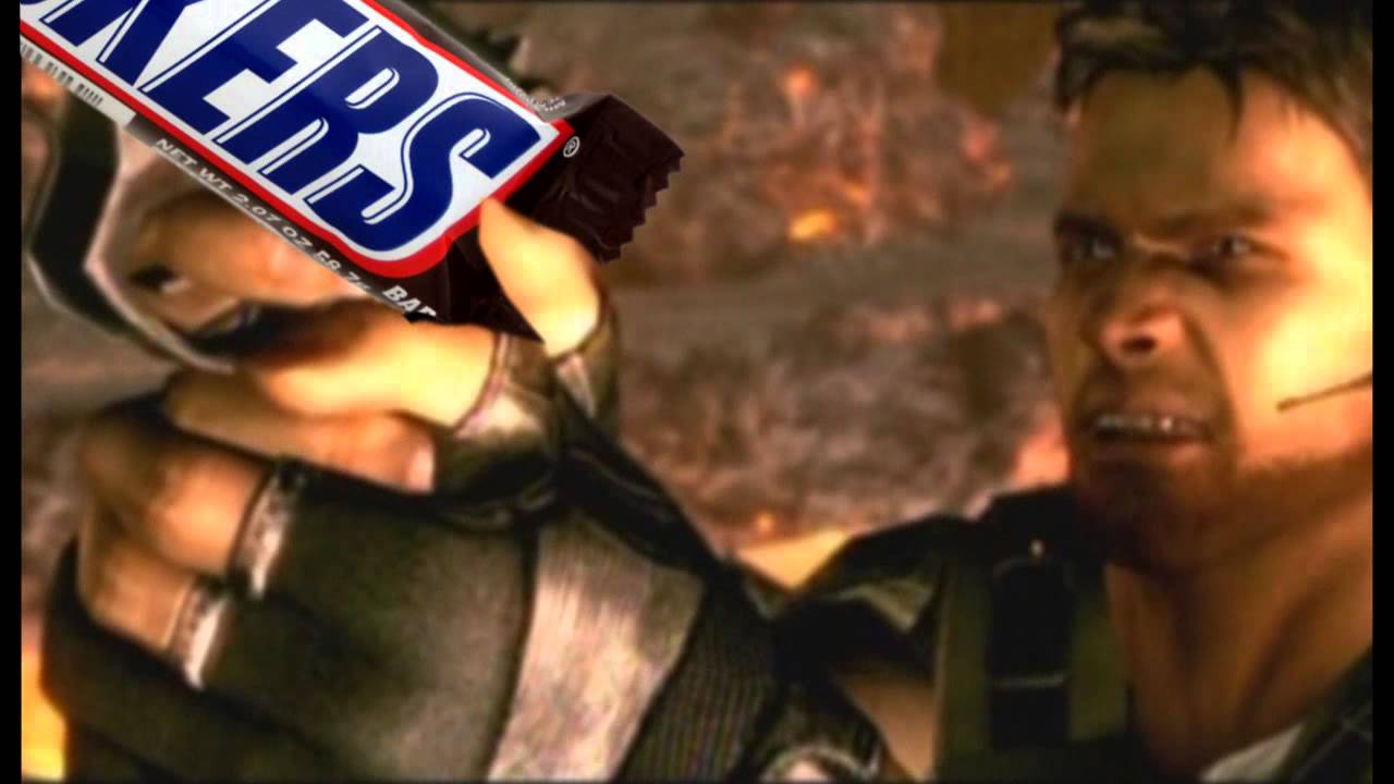 Wesker, eat a Snickers! - YouTube