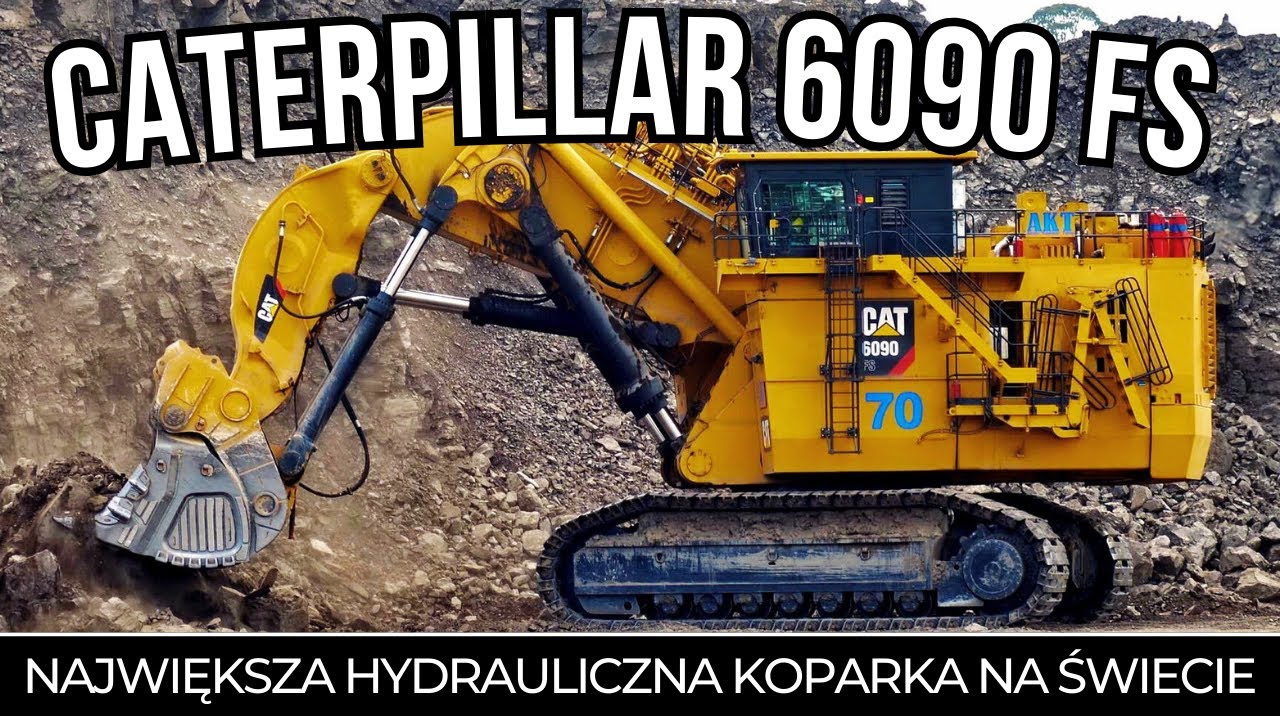 CATERPILLAR 6090 FS (TEREX RH400) –Największa Hydrauliczna Koparka Na ...