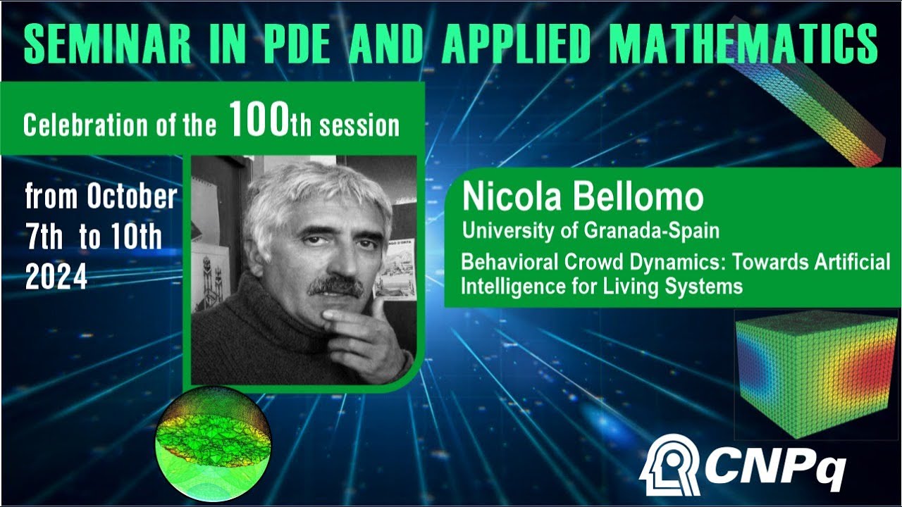 PLENARY TALK BY NICOLA BELLOMO-SESSION 100 - YouTube