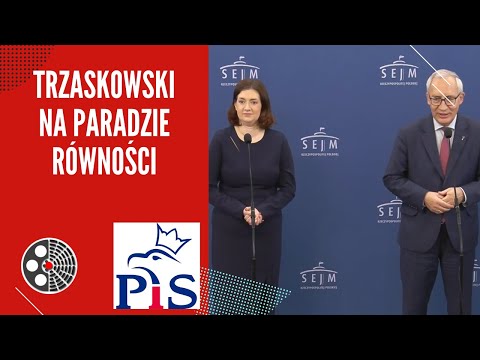 [PiS]: R. Trzaskowski na Paradzie Równości