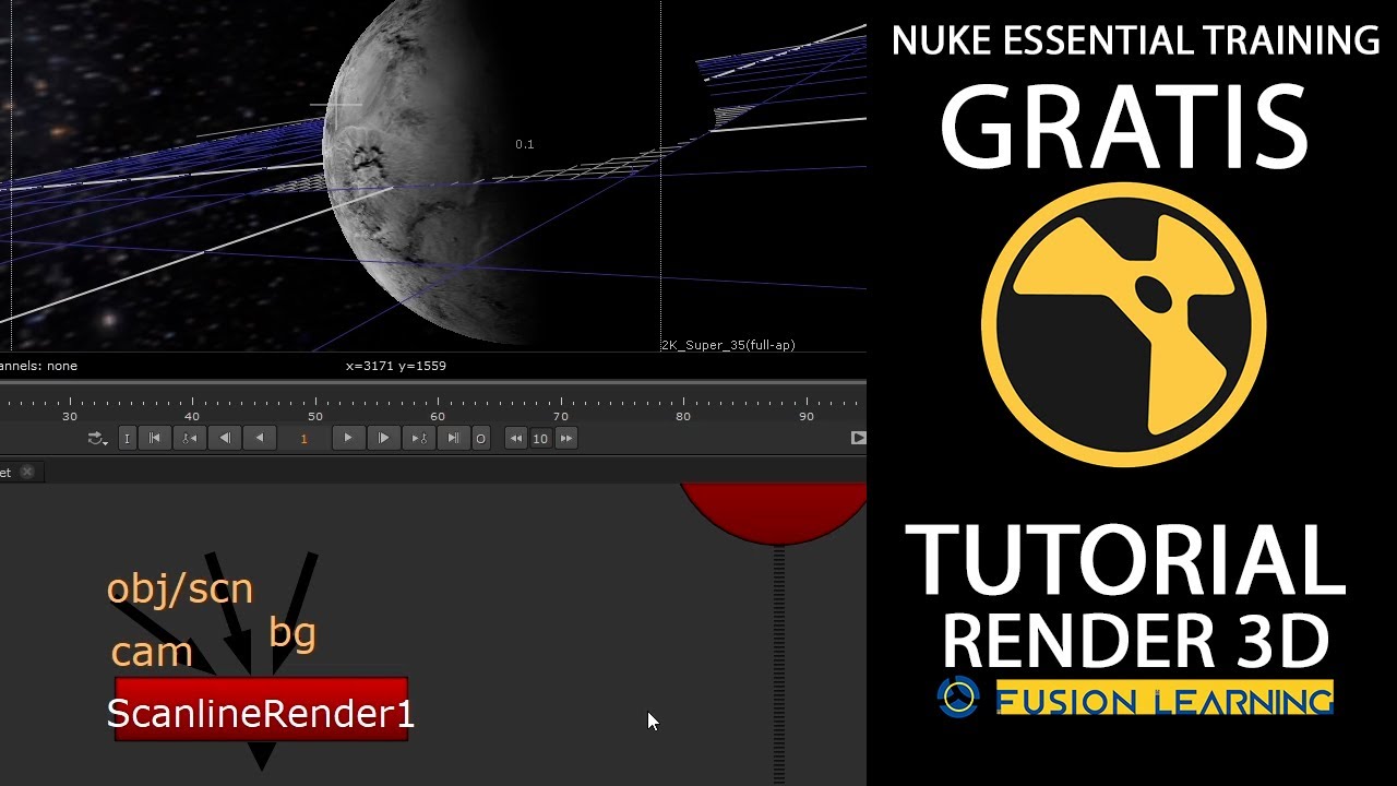 NUKE Essential Training Curso de Nuke #21 - Render 3D - YouTube