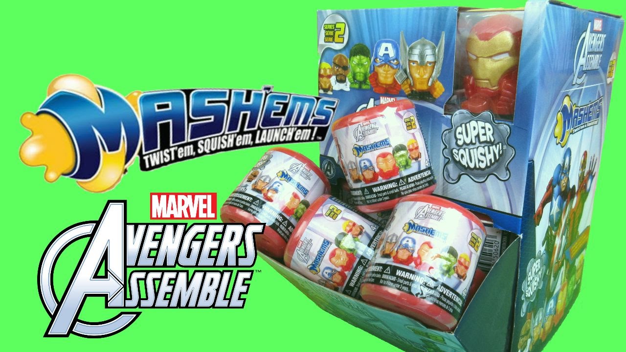 Marvel AVENGERS Mashems Series 2 Metallic - YouTube