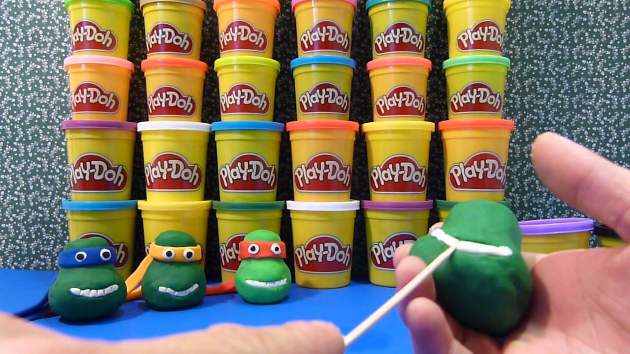 *how to* The Turtles made of Play-Doh - YouTube