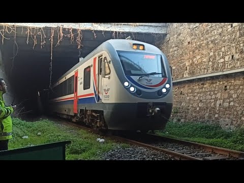 ISPARTA-İZMİR TRENİ AYDIN GAR'A GİRİYOR (SELAMLI GEÇİŞ) MT 15406