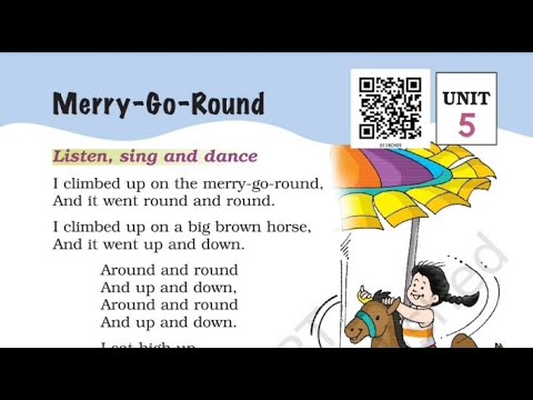Merry Go Round Poem Class 1st English unit 5 Explanation - YouTube