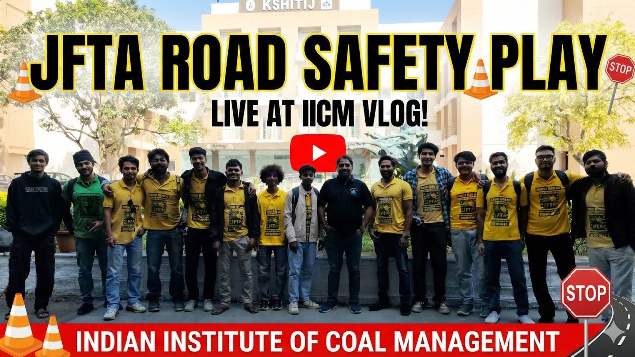 Road Safety Awareness at IICM | “Horn Dheere Baja” & “Yamraj On Duty ...