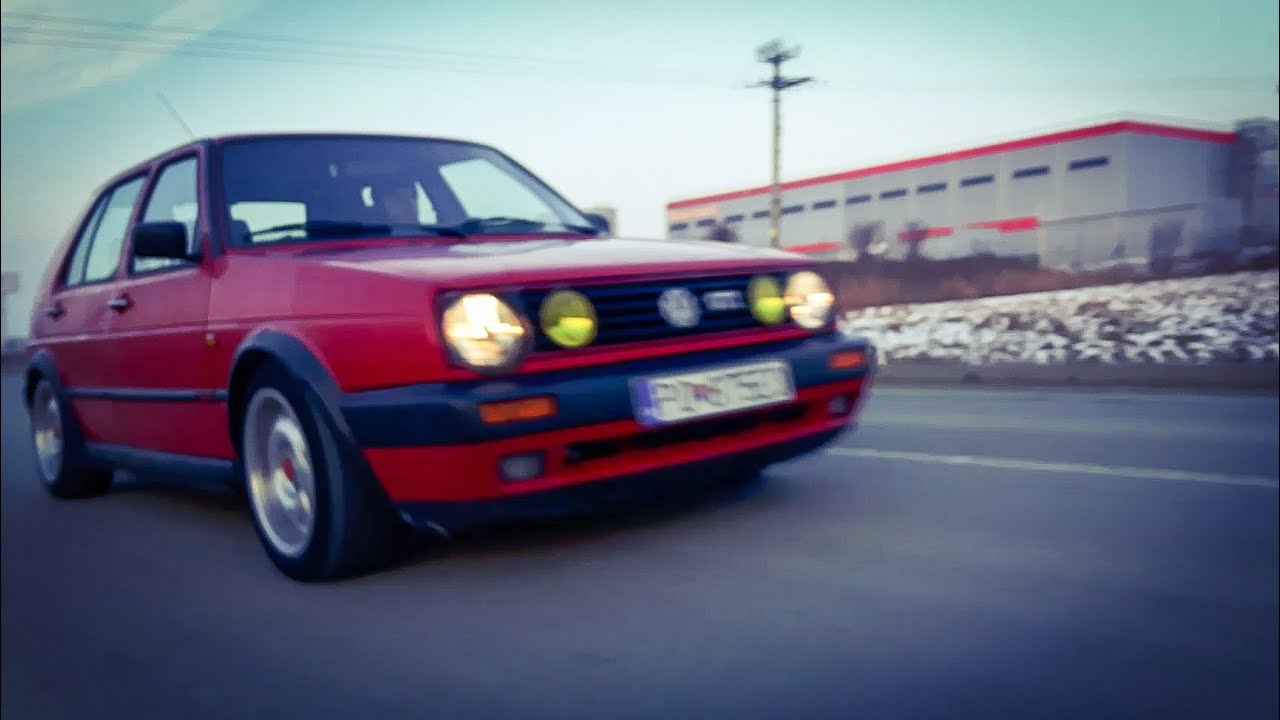 VW Golf Mk2 GTI 8V exhaust sound - fly-by - YouTube