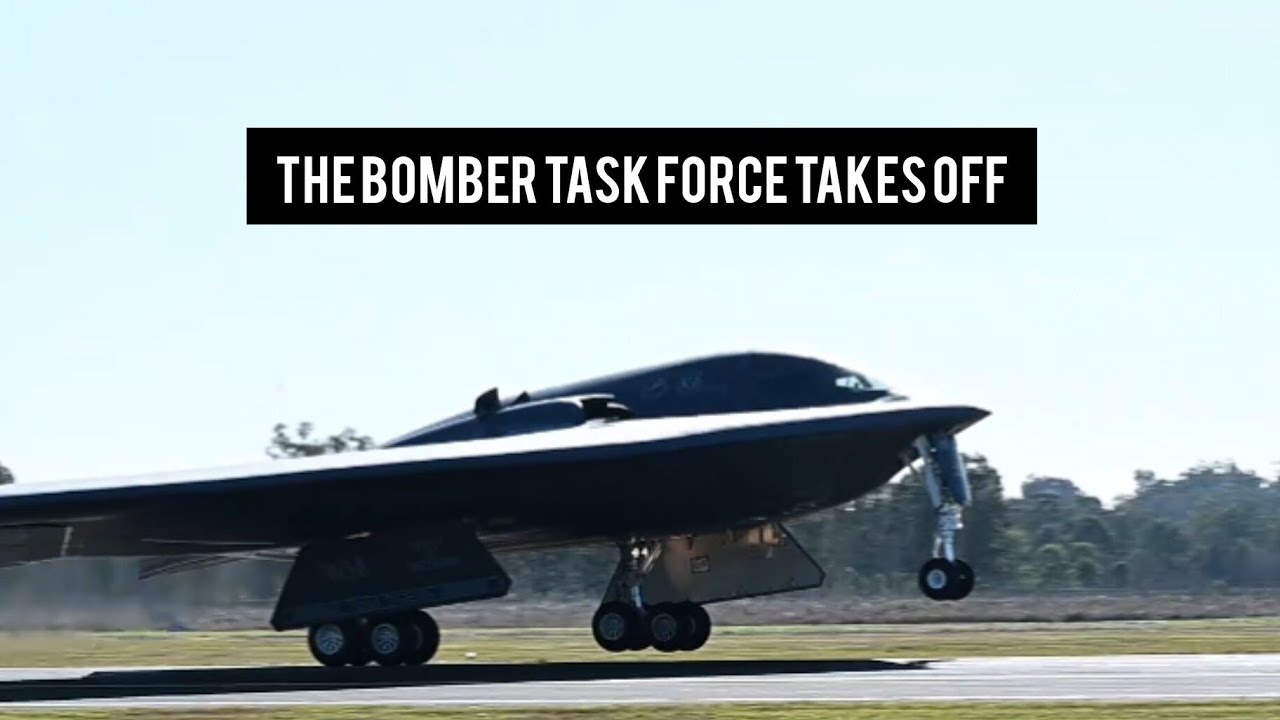 B-2 Spirit Takes Off from Amberley Australia Stealth Bomber Mission ...