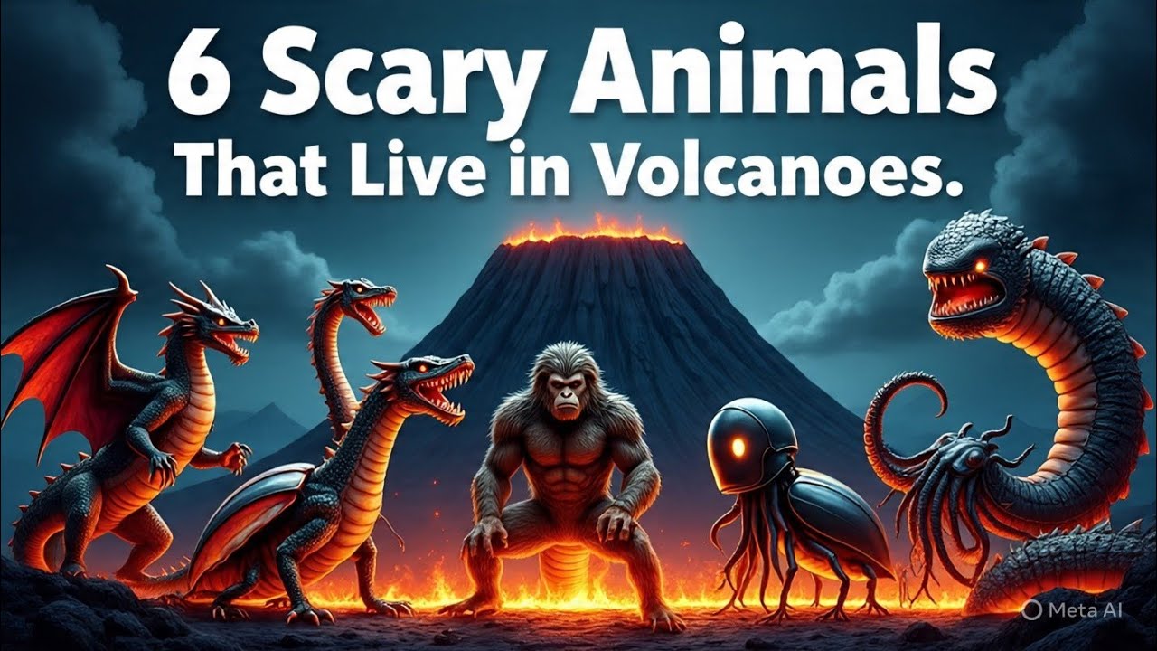 6 Bizarre Animals That Can Survive Inside a Volcano - YouTube