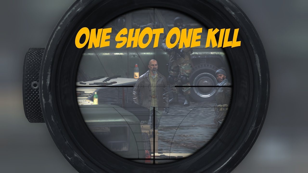 ONE SHOT ONE KILL- Call of duty: Modern Warfare Remastered - YouTube