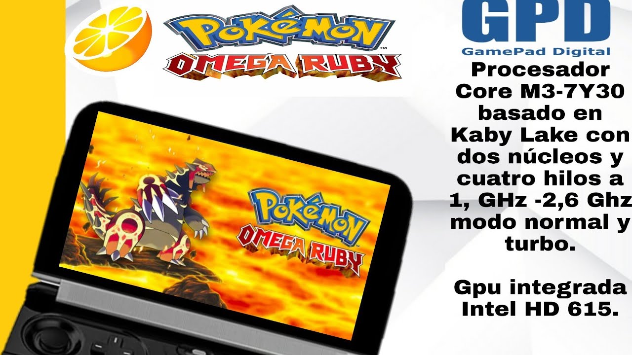 Gpd Win 2 -Citra Emulator Pokemon Omega Ruby- - YouTube