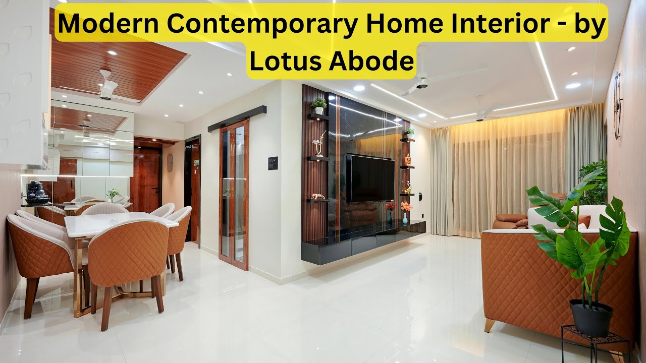 2 BHK Modern, Contemporary Home Interior, Andheri, Mumbai - By Lotus ...