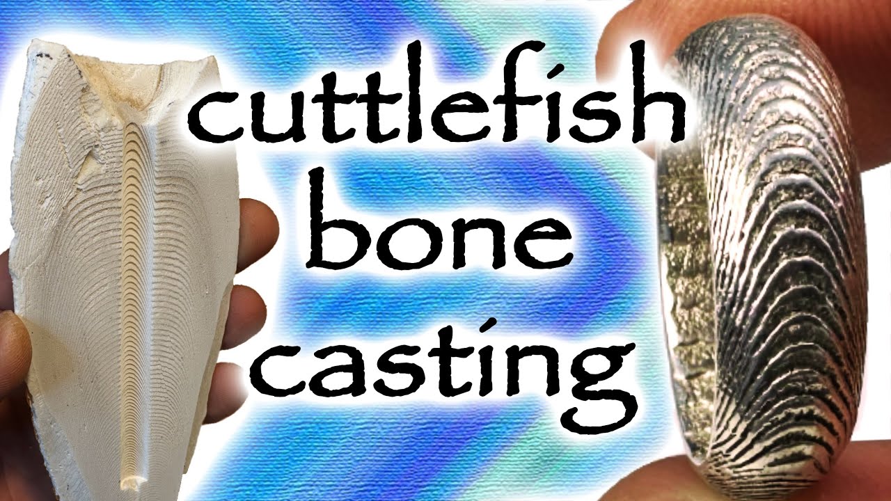 Cuttlefish Bone Casting A Silver Ring simple But Smelly YouTube