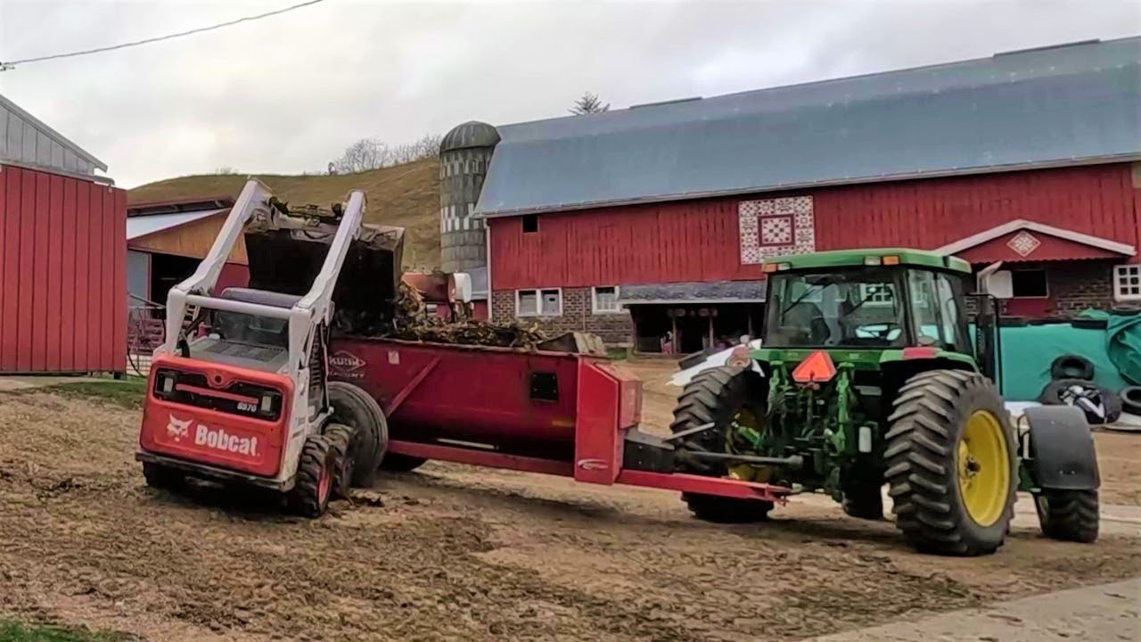 Cleaning Out Barns on a Small Dairy Farm! - YouTube