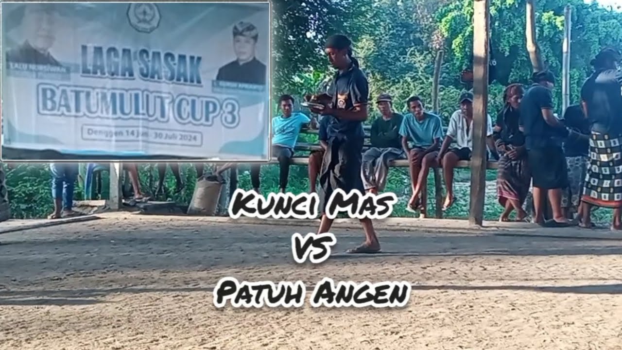 Kunci Mas VS Patuh Angen, Begasingan LAGA SASAK BATU MULUT CUP 3 - YouTube