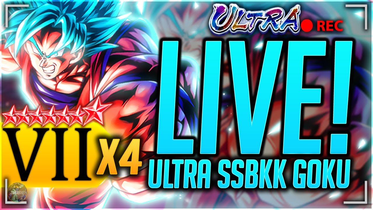 (Dragon Ball Legends) LIVE ULTRA SSBKK GOKU SHOWCASE! 4x ZENKAI BUFFED ...