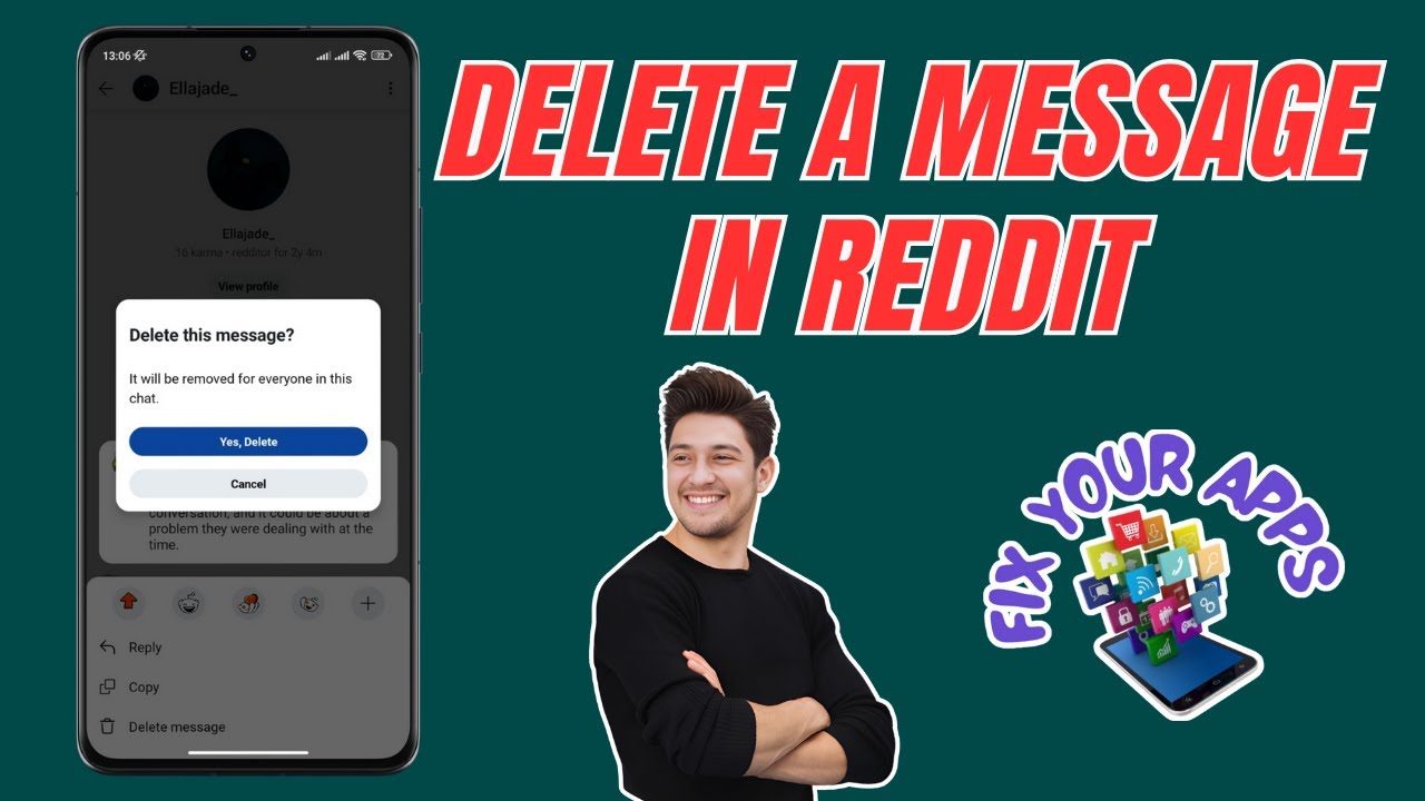How to Delete a Message in Reddit | Simplify Your Inbox - YouTube