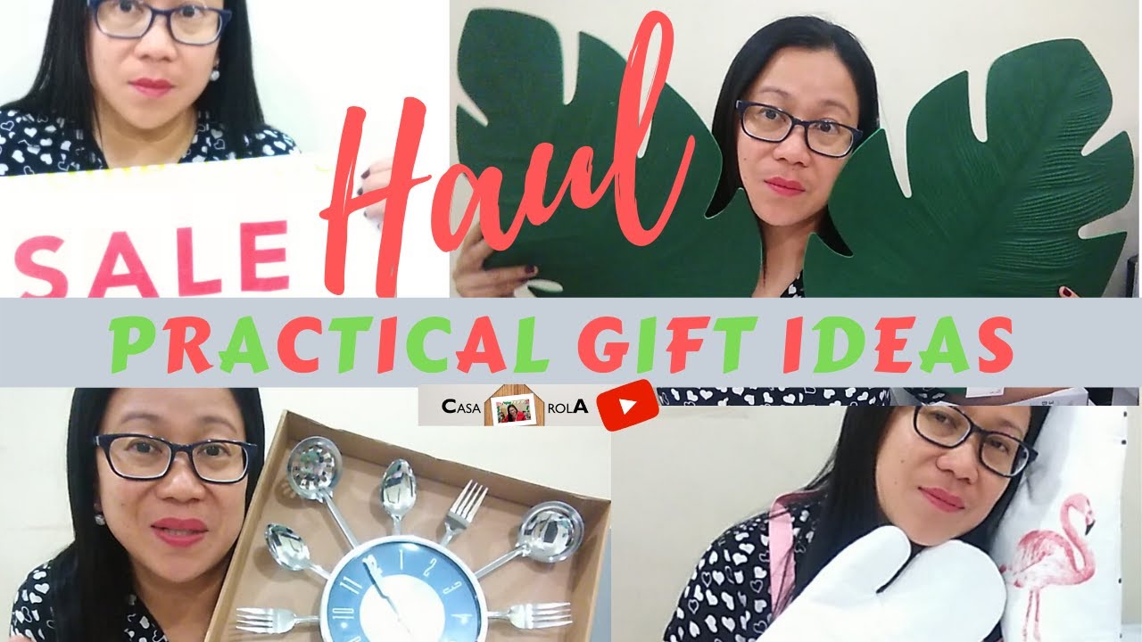 PRACTICAL GIFT IDEAS || First Casa Rola's Haul Video - YouTube