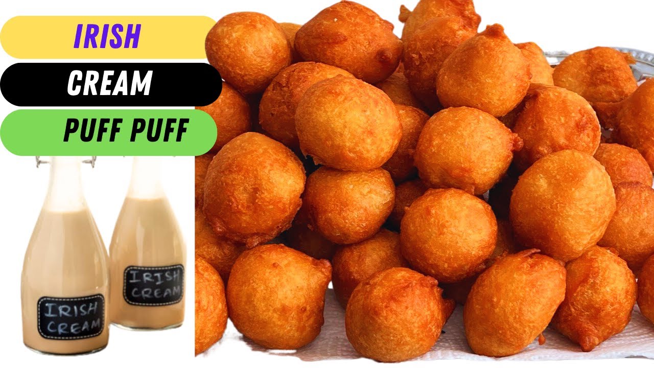 Irish cream puff puff - YouTube