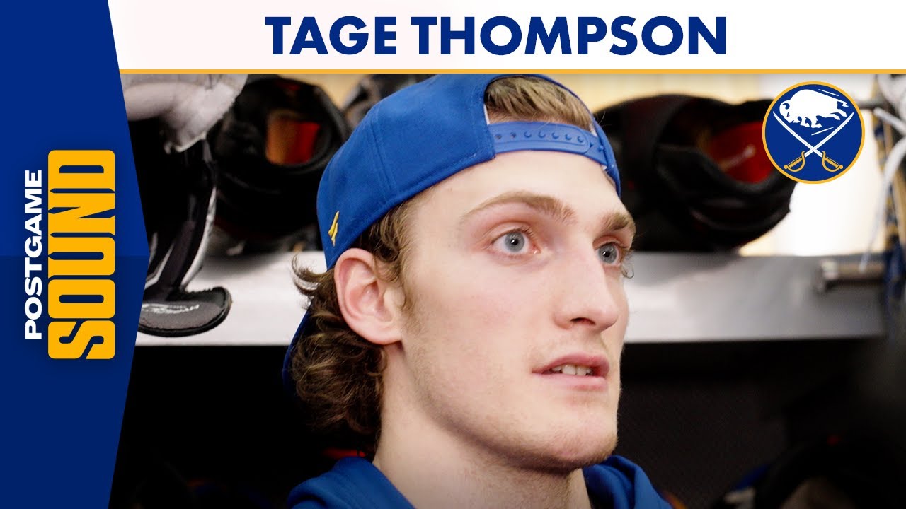 "Feels Good" | Tage Thompson Scores Four Goals In Buffalo Sabres Win ...