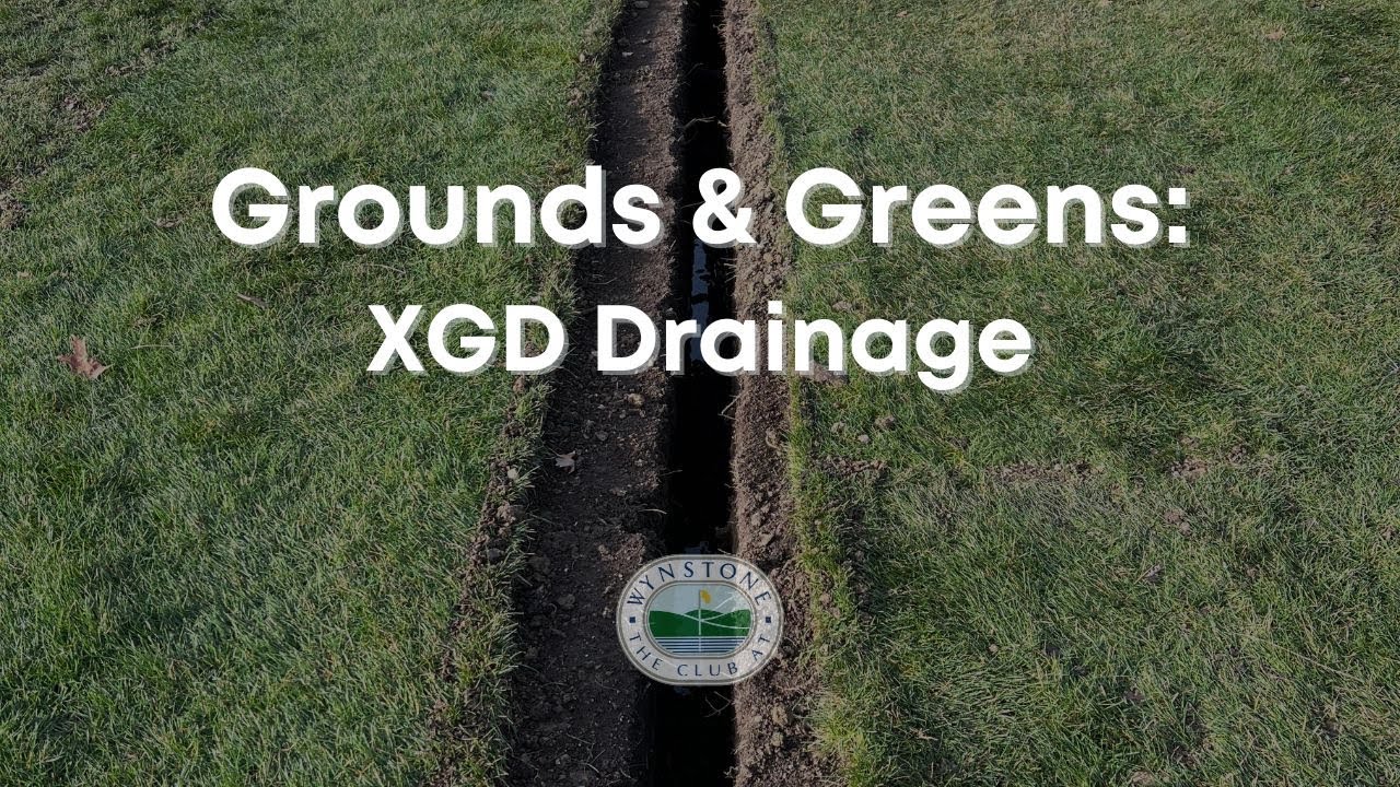 XGD Drainage on Hole 17: Update - YouTube
