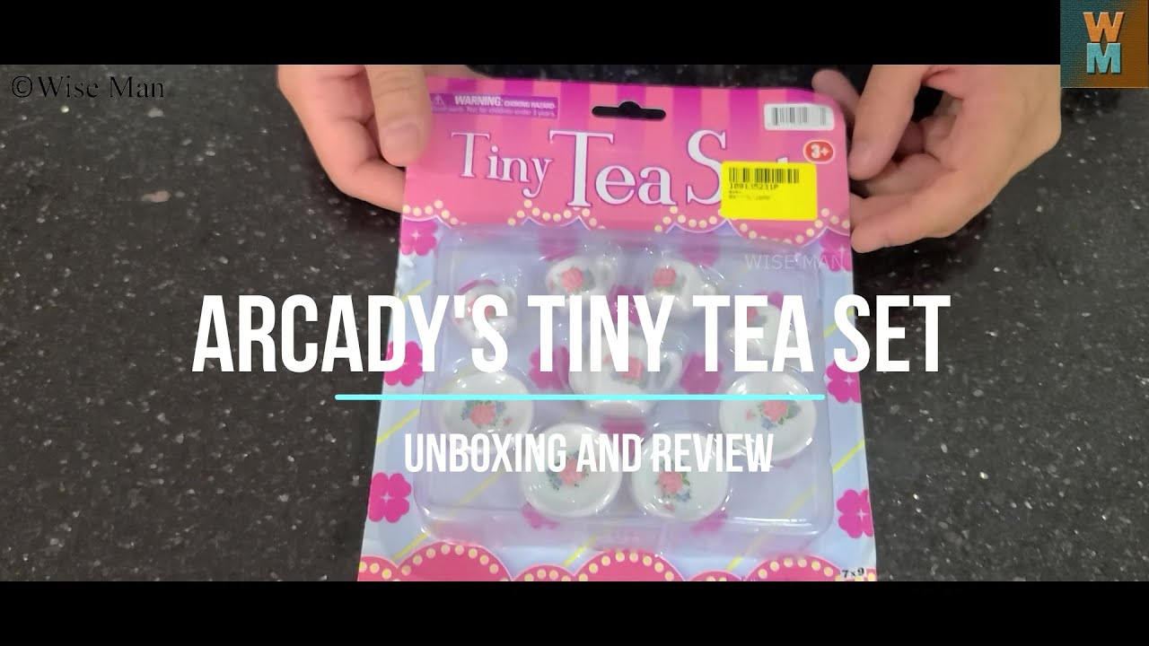 ARCADY TINY TEA SET FOR KIDS UNBOXING AND REVIEW - YouTube