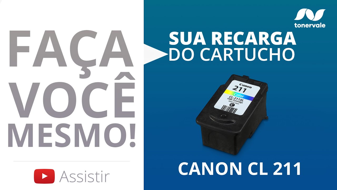 Recarga Expressa de Cartucho Canon CL-211 - MP250 MP490 MP480 MP270 ...