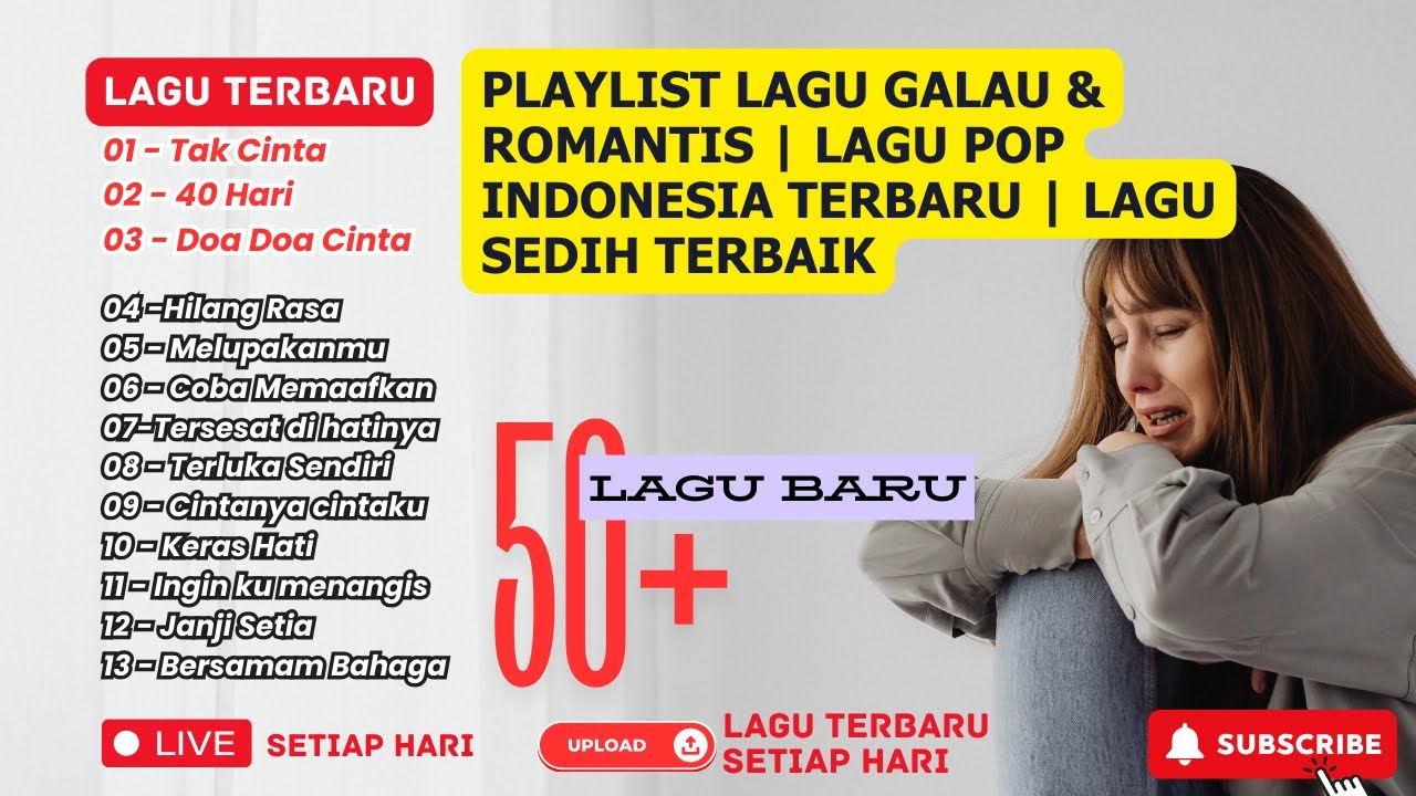 Playlist Lagu Sedih Bikin Galau | Lagu Pop Terbaru | Pop Indonesia #sedih #galau #musikindonesia ...