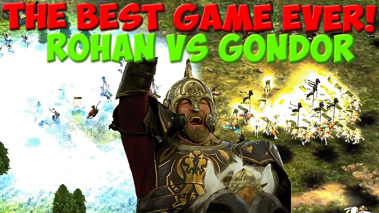 THE BEST ROHAN VS GONDOR | LATINO VS THORIN | BFME 1 Patch 2.22 Online ...