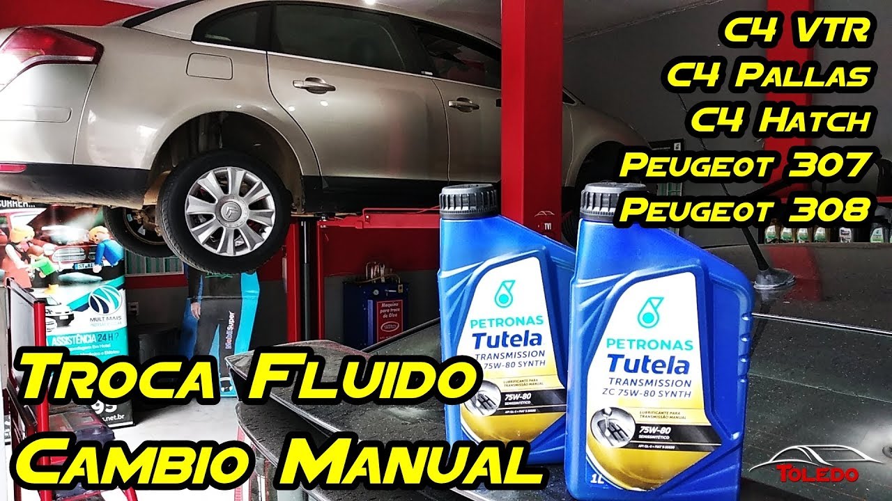 Tutorial Troca do Fluido Oleo do Cambio Manual - C4 VTR Pallas Hatch 307 308 2.0 - YouTube