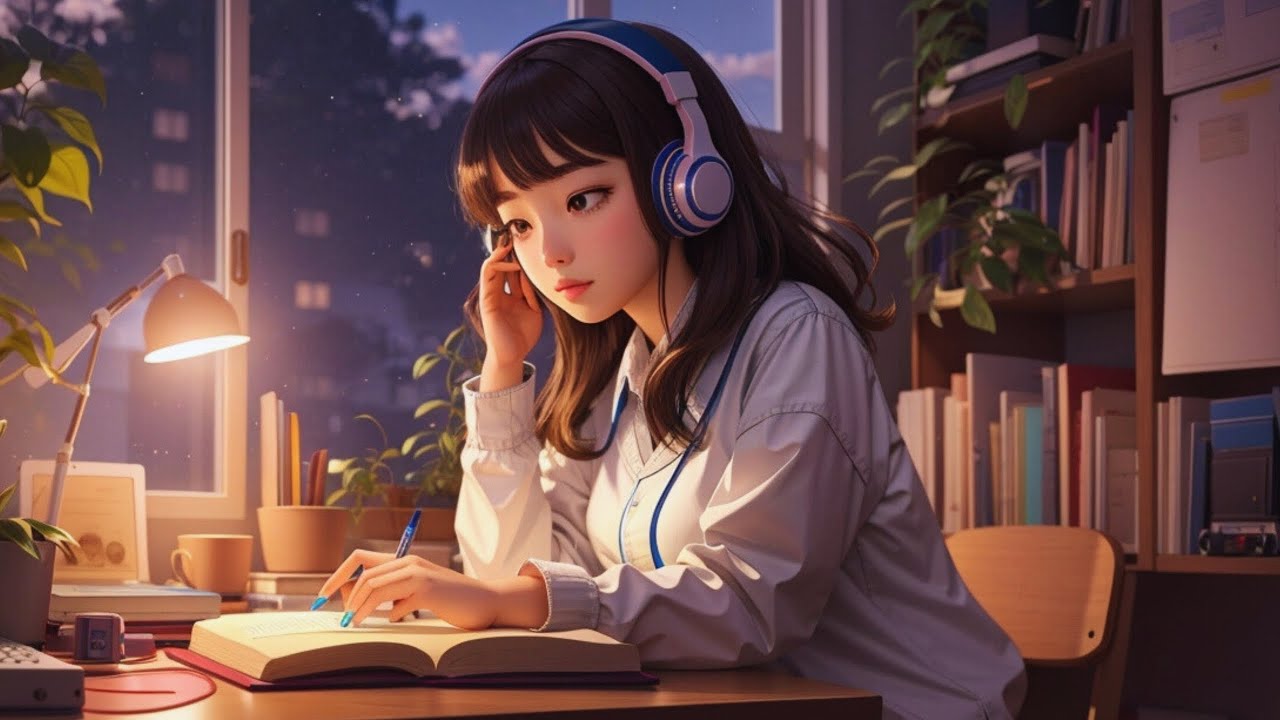 lofi hip hop radio ~ beats to relax/study ️👩📚 Study Music 💖 Chill lofi ...