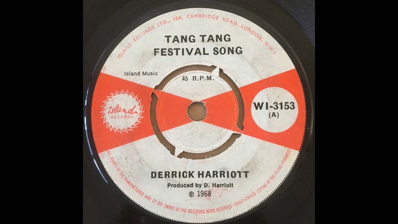 Derrick Harriott -Tang Tang Festival Song - Rocksteady - YouTube