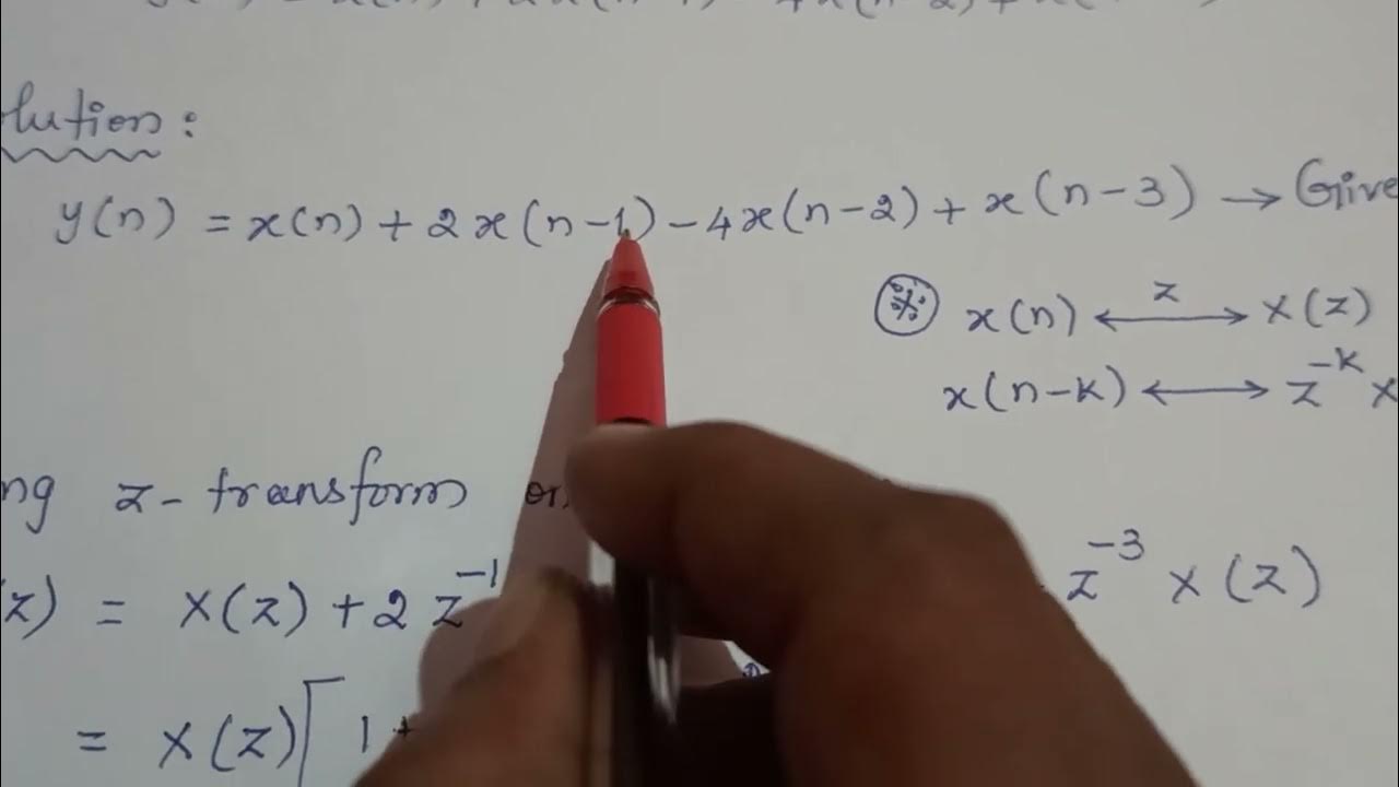 System Function and Impulse Response Calculation/DSP - YouTube