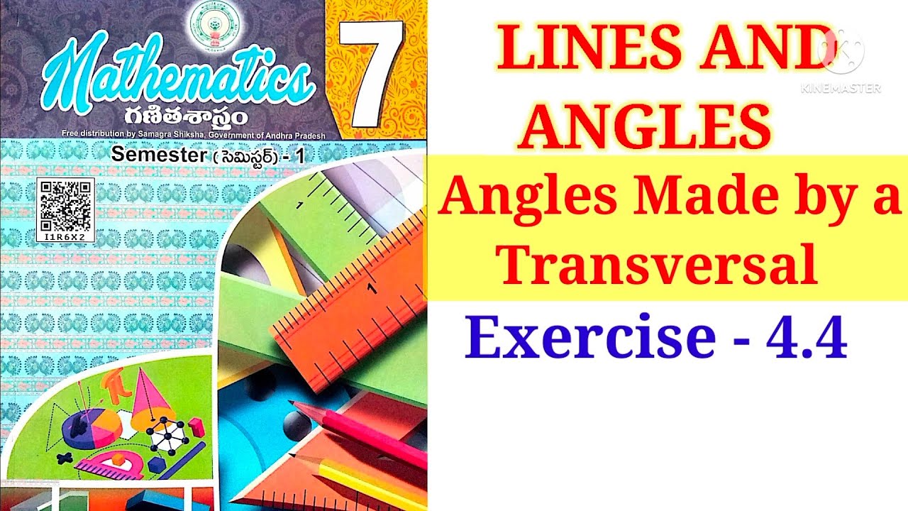 7th || Lines And Angles || Ex - 4.4 - YouTube