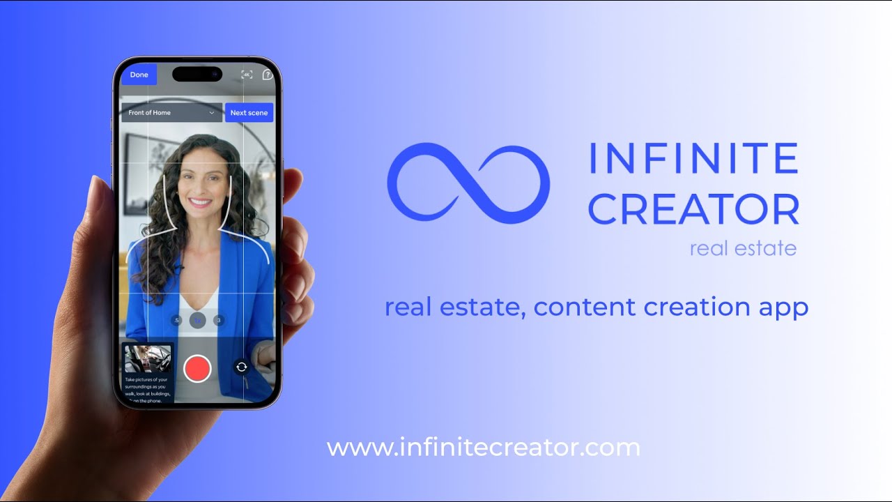Introducing INFINITE CREATOR real estate, content creation app - YouTube