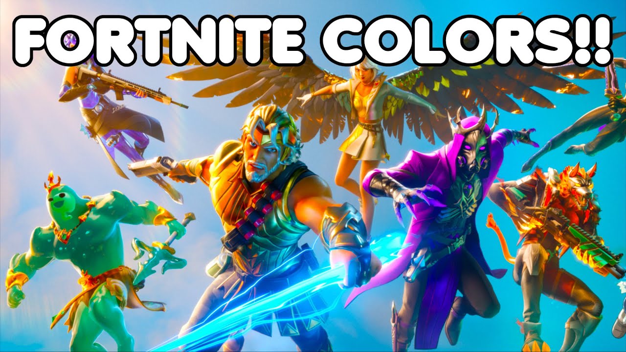 RELAX TO THESES MYTHS AND MORTALS THEMED FORTNITE COLORS & OG MUSIC ...