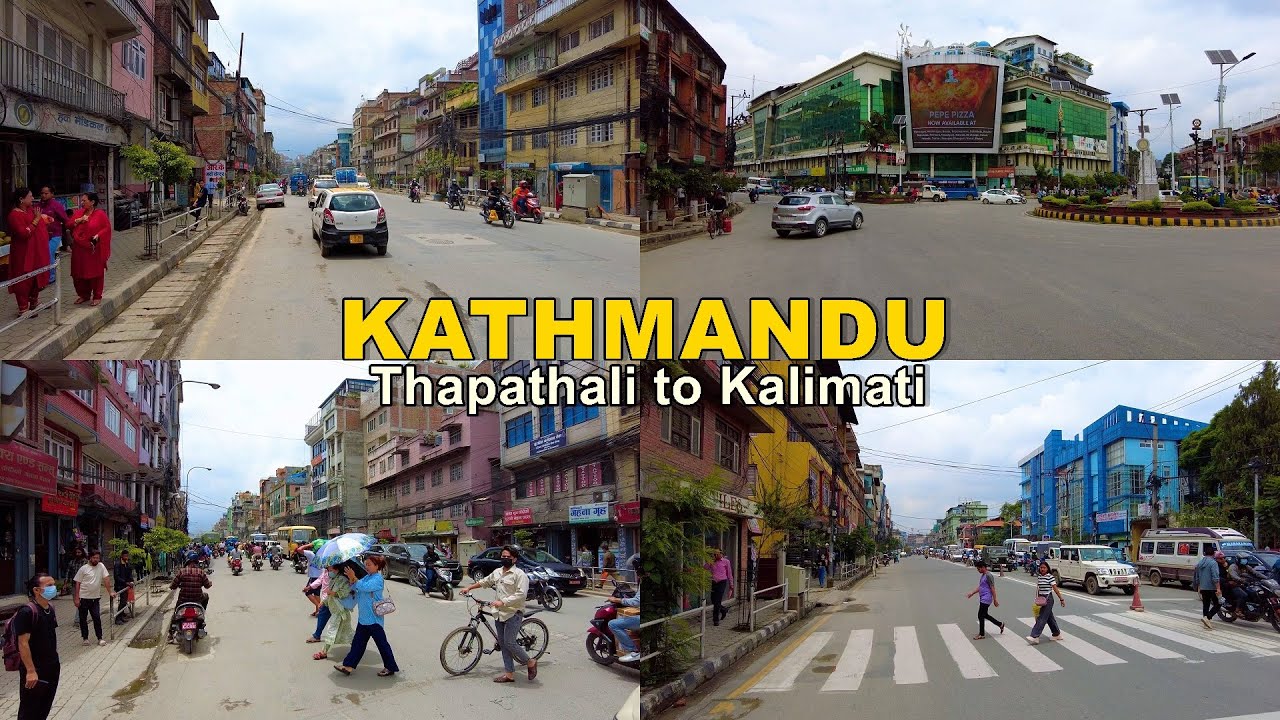 Thapathali to Kalimati Ride Rush Hour - 4K Kathmandu, Nepal July 2023 ...