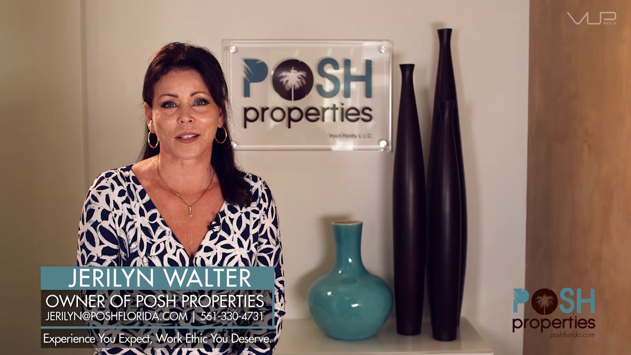 JERILYN WALTER, BROKER/OWNER, REALTOR® - Posh Properties - YouTube