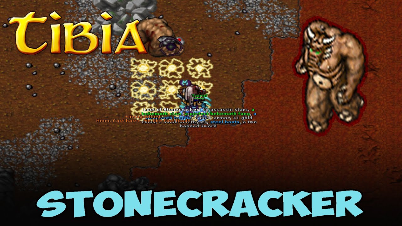 BEHE BOSS - Tibia - Stonecracker - Behemothy na Edron - Task Boss - YouTube