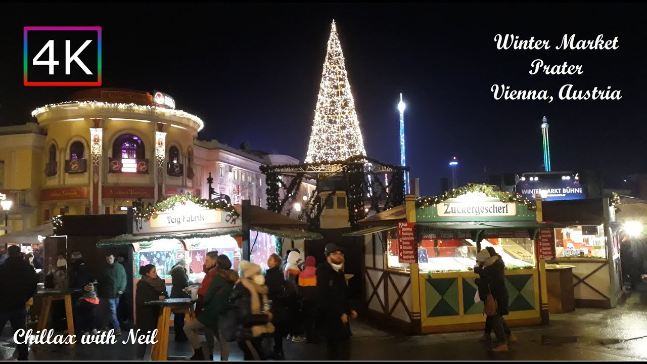 Winter Market at the Prater in Vienna (Dec 2021) | Prater Wintermarkt ...