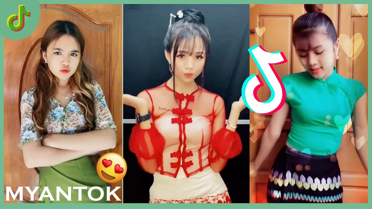 Myanmar Girls Tik Tok Traditional Clothes Myanmar Tik Tok #3 - YouTube