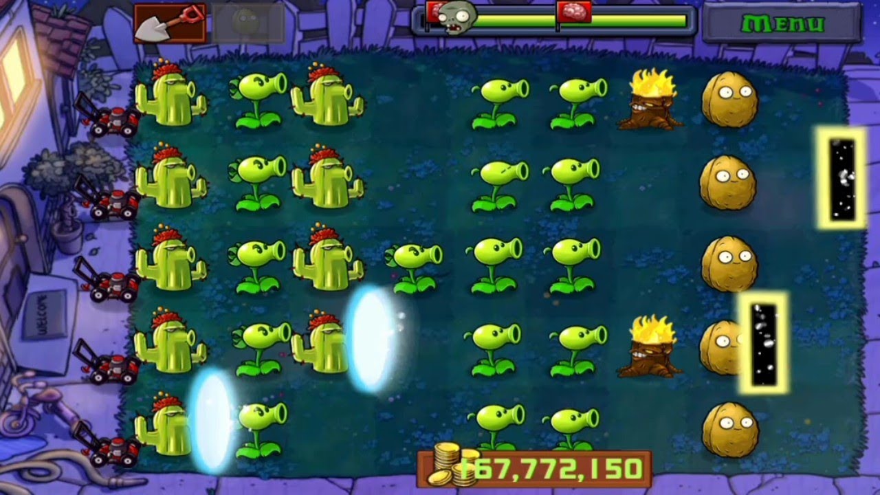 Plants vs Zombies: ( Mini - Games ) Portal Combat ( Best Tactics ...