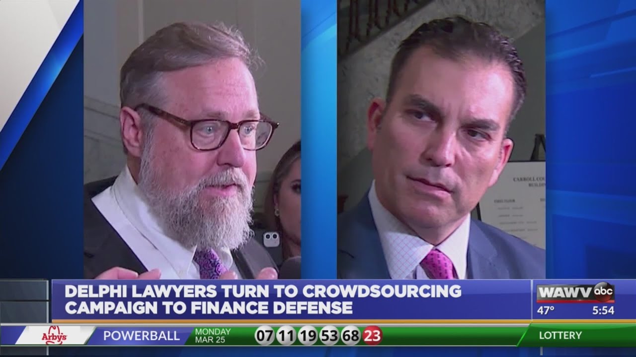 Delphi lawyers turn to crowdsourcing campaign to finance defense - YouTube