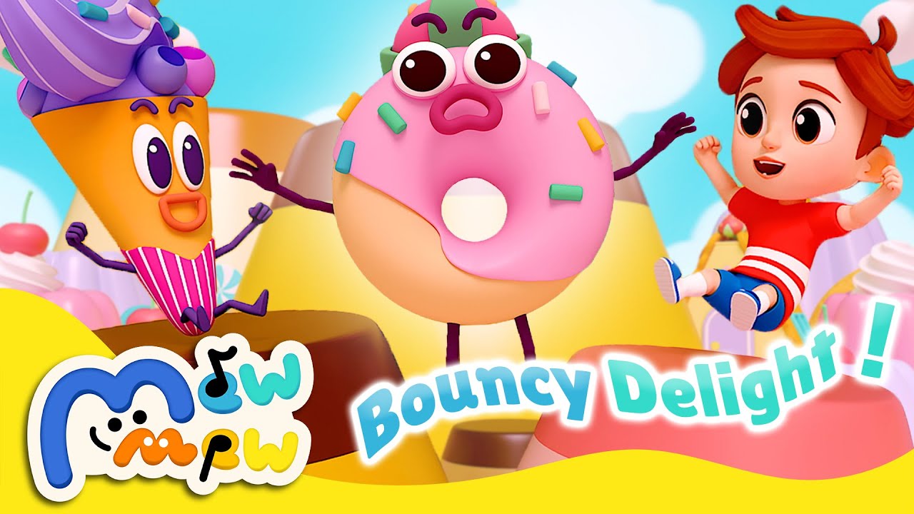 Let's BOUNCE! Bouncy Delight 🍮 Movement Song for Kids! Time to Play ...