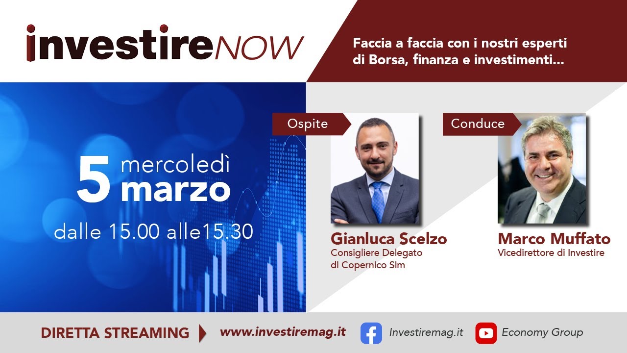 Gianluca Scelzo (Copernico Sim) ospite di Investire Now - YouTube