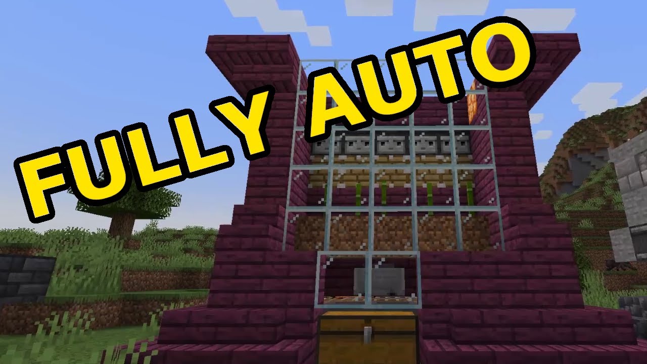 Fully Automatic Bamboo Farm - Minecraft Java 1.19.2 - YouTube